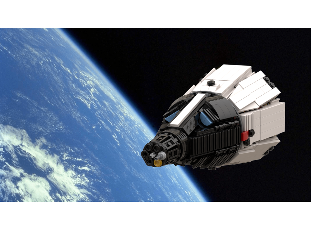 Lego Moc Nasa Gemini Minifigure Scale Moc By Dadbricks Rebrickable