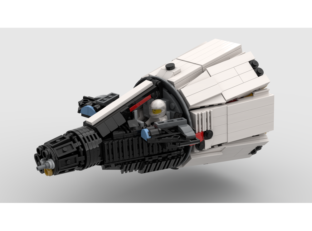 Lego Moc Nasa Gemini Minifigure Scale Moc By Dadbricks Rebrickable