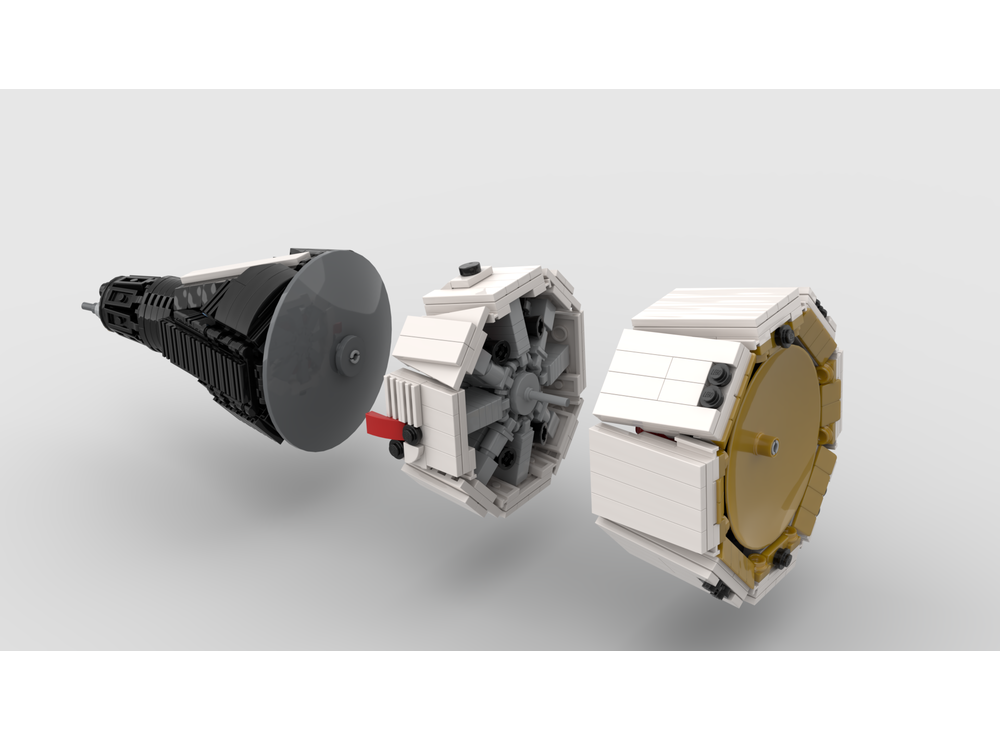 Lego Moc Nasa Gemini Minifigure Scale Moc By Dadbricks Rebrickable