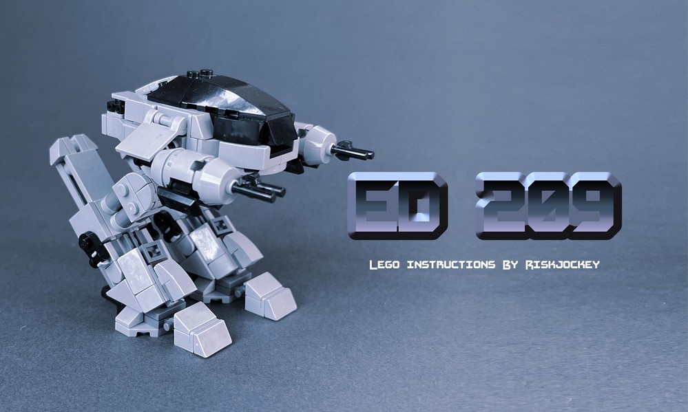LEGO MOC ED209 from Robocop (1987) by TransBricks | Rebrickable - Build with LEGO