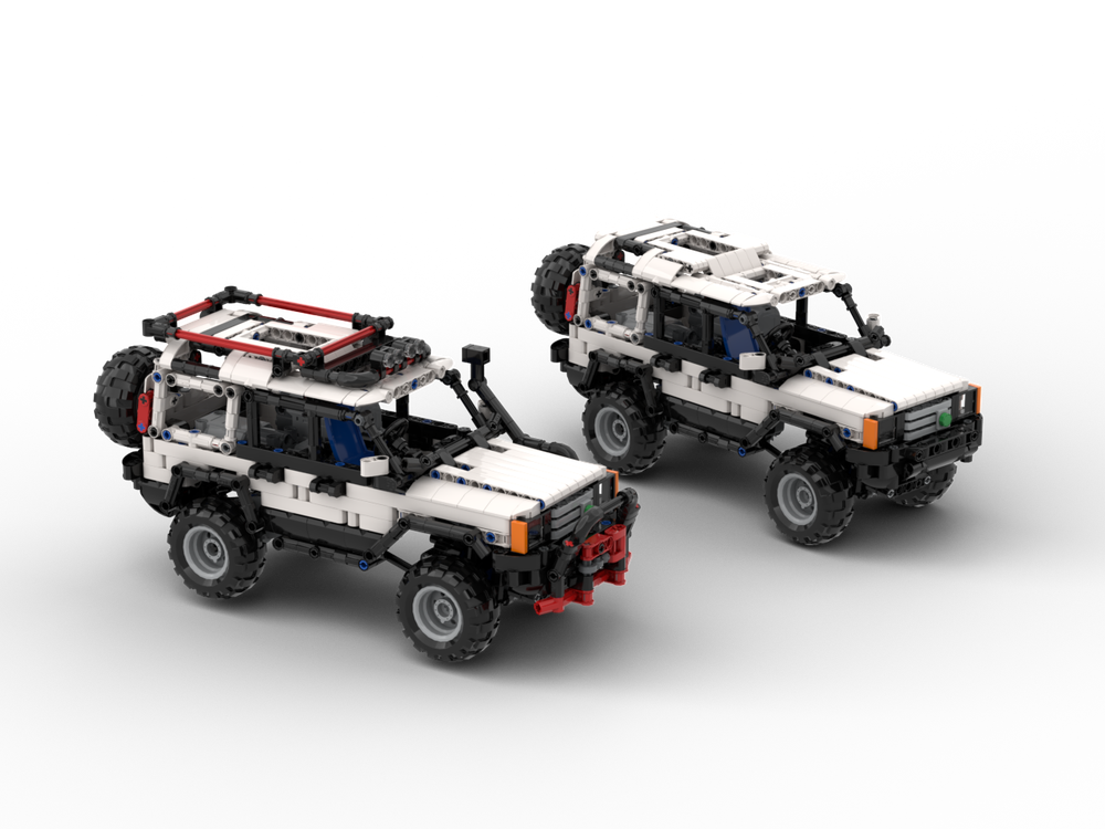 LEGO MOC 1/18 RC LAND ROVER Discovery II by sherkvic | Rebrickable ...