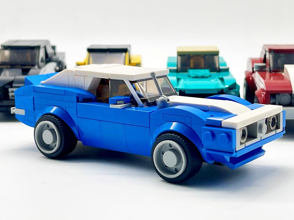 LEGO MOC Muscle Car Vehicle Pack #2 by IBrickedItUp | Rebrickable ...
