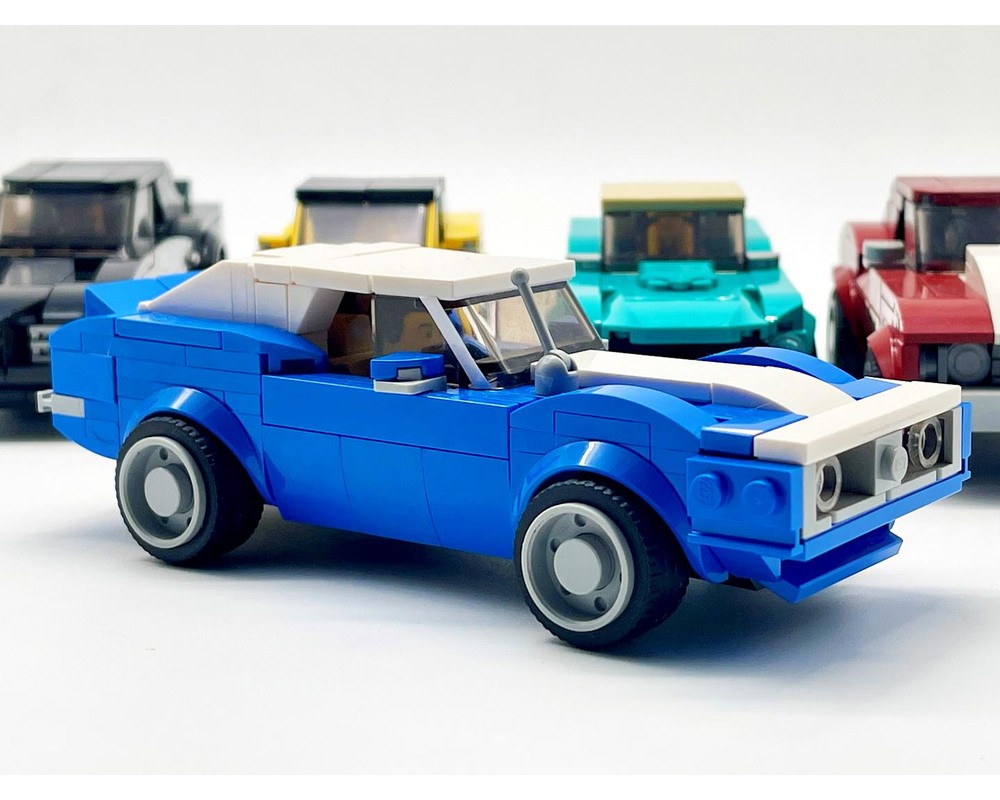 LEGO MOC Muscle Car Vehicle Pack #2 by IBrickedItUp | Rebrickable ...