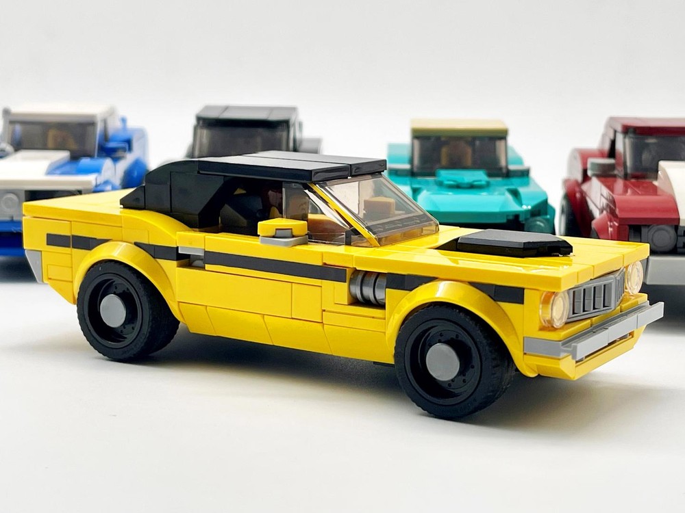 LEGO MOC Muscle Car Vehicle Pack #2 by IBrickedItUp | Rebrickable ...