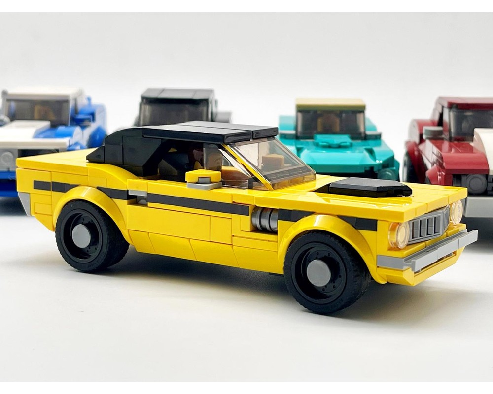 LEGO MOC Muscle Car Vehicle Pack #2 by IBrickedItUp | Rebrickable ...