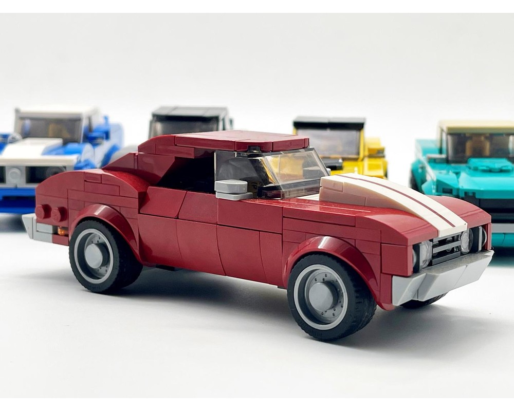 LEGO MOC Muscle Car Vehicle Pack #2 by IBrickedItUp | Rebrickable ...