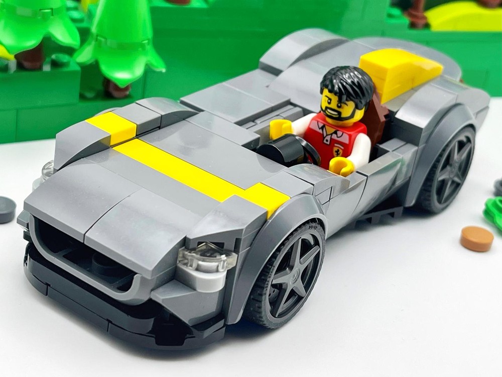 Lego Moc Ferrari Monza Sp1 By Ibrickeditup Rebrickable Build With Lego