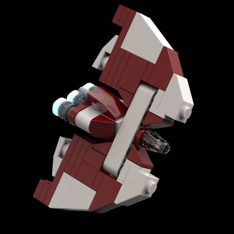 LEGO MOC Ahsoka's T-6 Jedi Shuttle - 1:450 Scale by ...