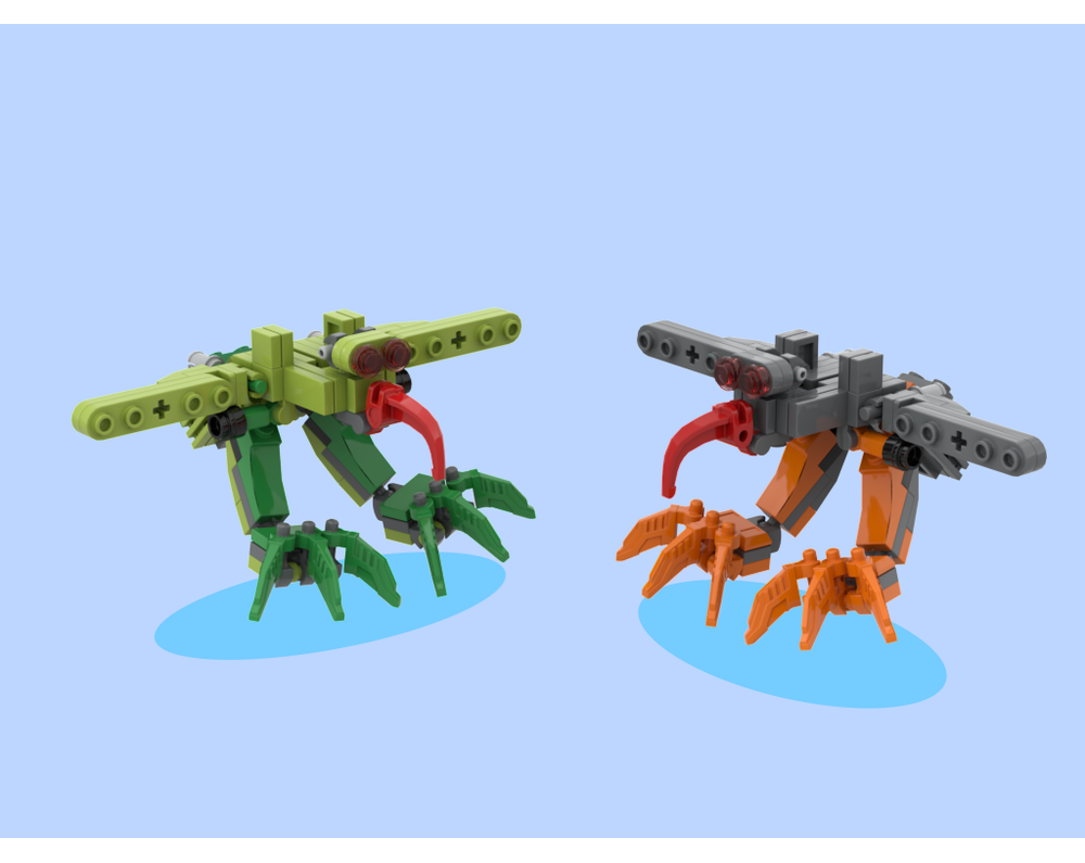 Lego Moc System Rahi Ussal Crab And Kewa By Vantablank27 Rebrickable
