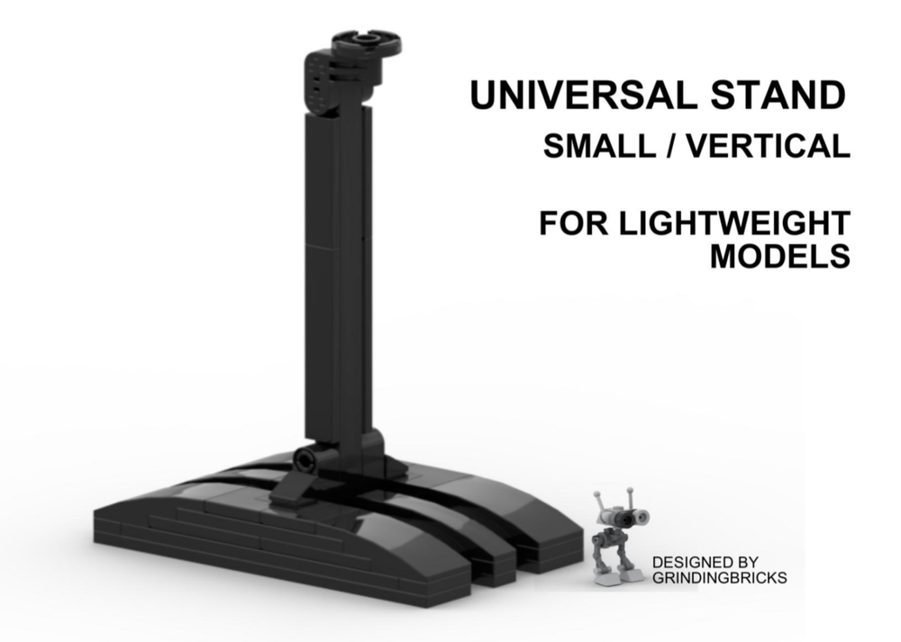 LEGO MOC Universal Small Stand Vertical by GrindingBricks | Rebrickable ...