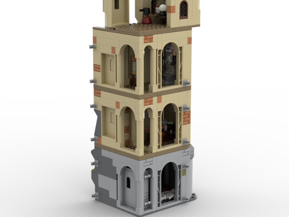 Lego Moc Hp Modular Long Gallery Corner Tower By Gobsmack