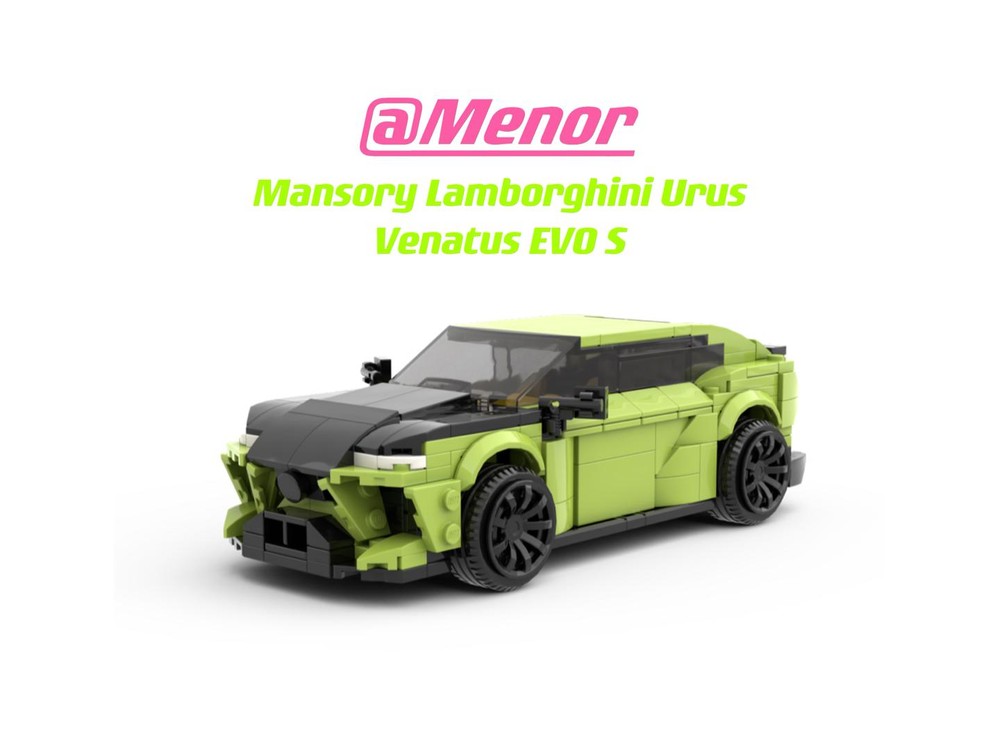 LEGO MOC Mansory Lamborghini Urus Venatus EVO S(Verde Mantis) by Menor ...