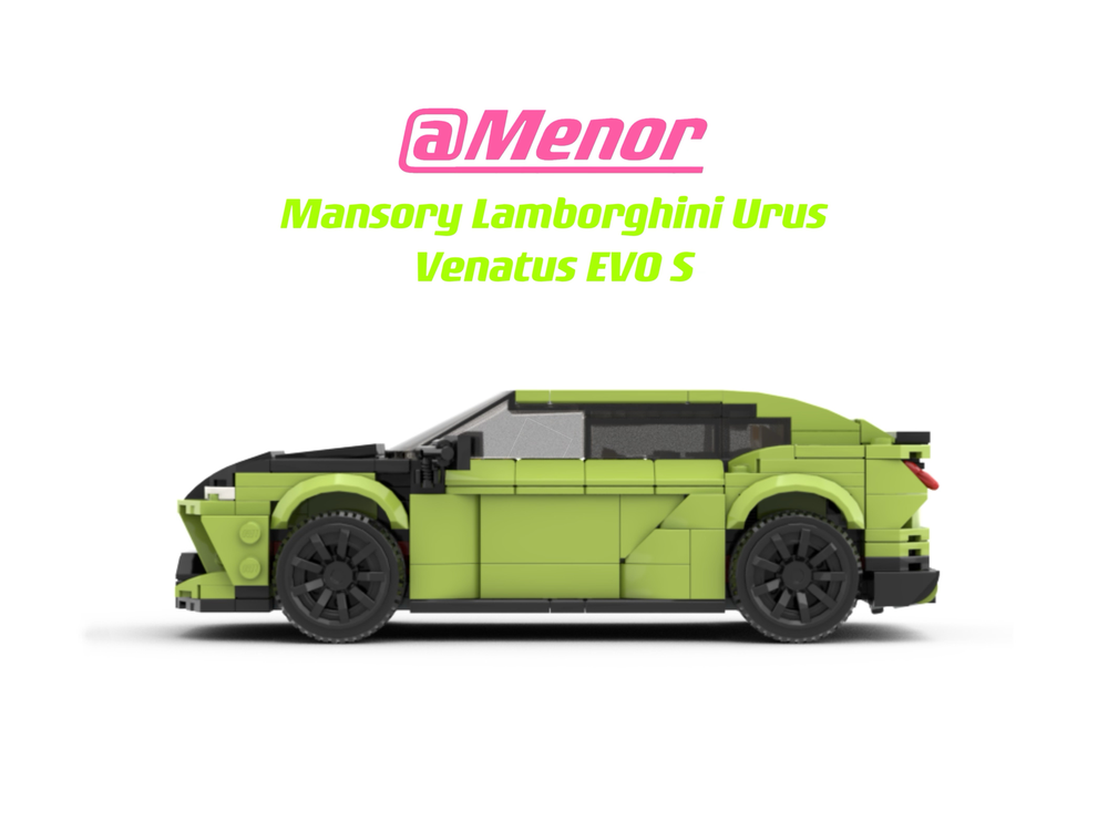 LEGO MOC Mansory Lamborghini Urus Venatus EVO S(Verde Mantis) by Menor ...