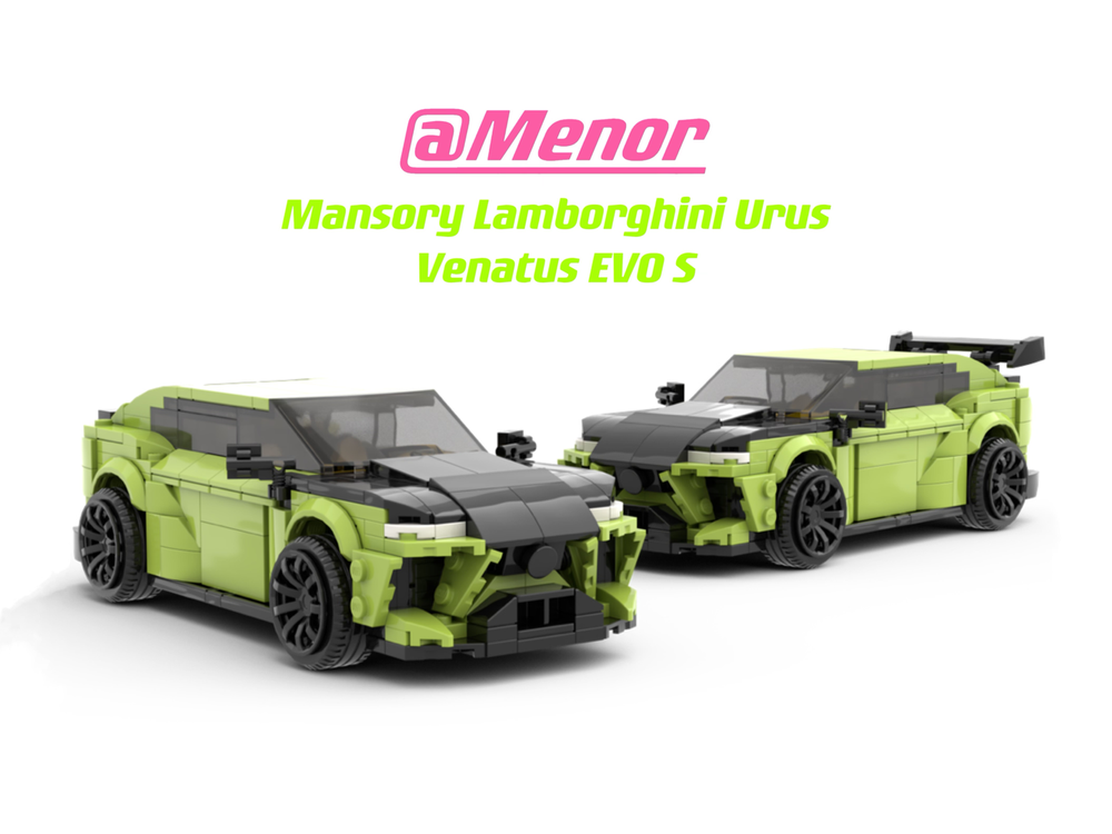 LEGO MOC Mansory Lamborghini Urus Venatus EVO S(Verde Mantis) by Menor ...
