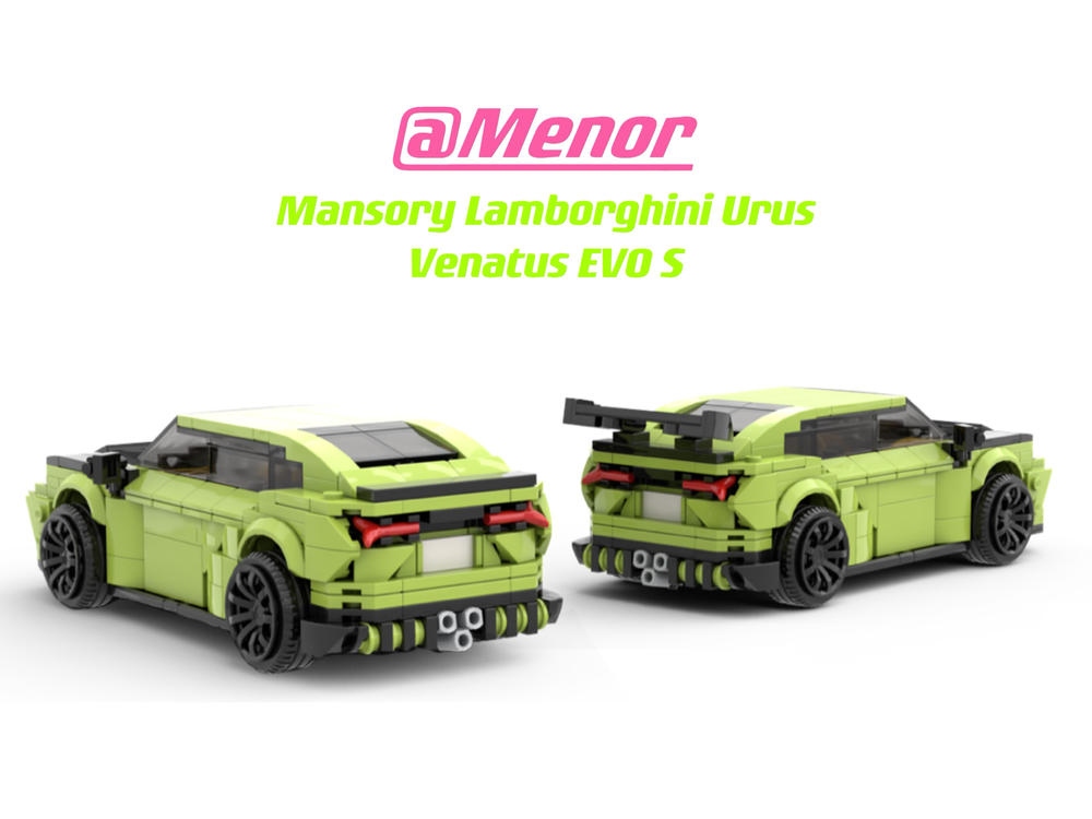 LEGO MOC Mansory Lamborghini Urus Venatus EVO S(Verde Mantis) by Menor ...