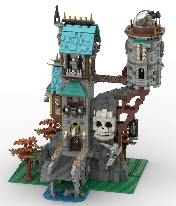 LEGO MOC The Skull Watchtower by LegoBricking | Rebrickable - Build ...