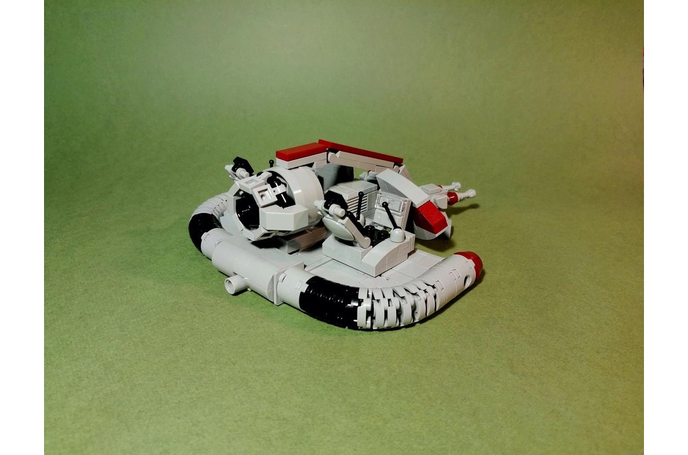 Lego Moc Swamp Speeder By Thelegowolfpack Rebrickable Build With Lego