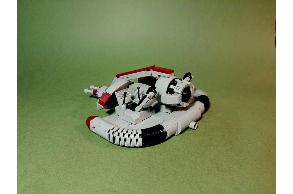Lego Moc Swamp Speeder By Thelegowolfpack Rebrickable Build With Lego