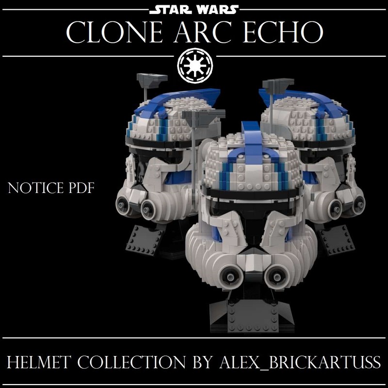 LEGO MOC Helmet Clone Arc Echo by Alex_BricKartuss | Rebrickable ...