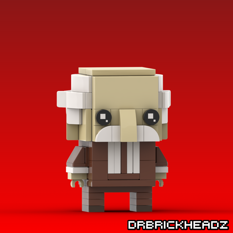 LEGO MOC Waldorf (The Muppets) Brickheadz by DrBrickheadz | Rebrickable ...