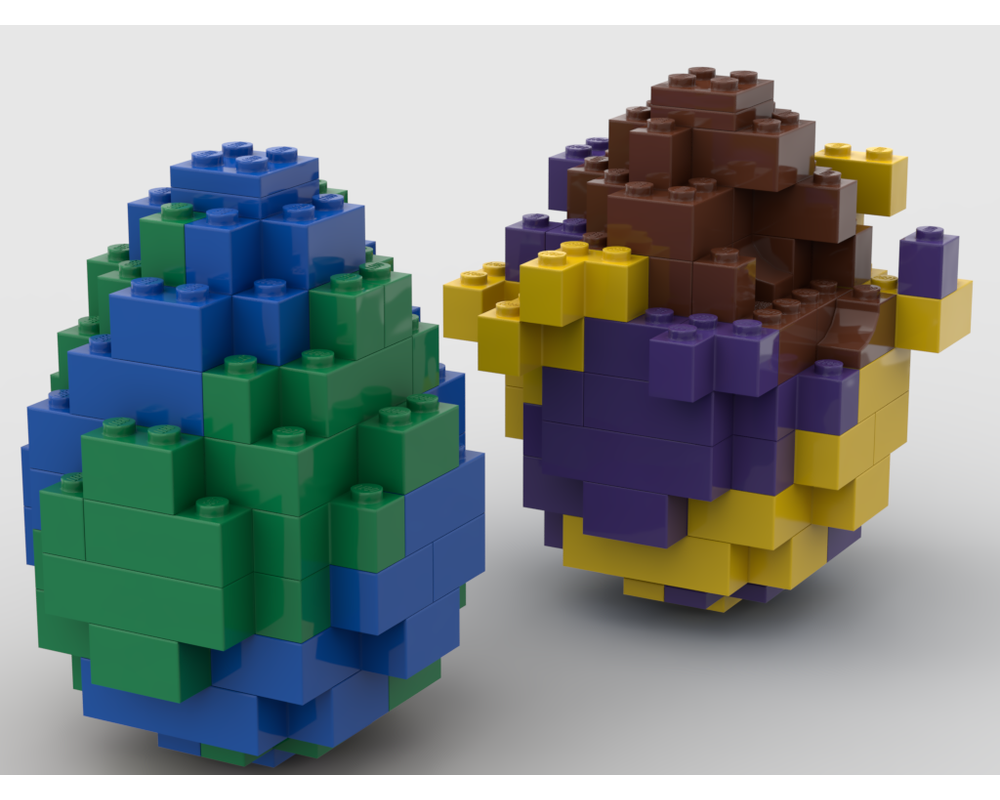 LEGO MOC Chocolate Easter Eggs by AmacDonald43 | Rebrickable - Build ...