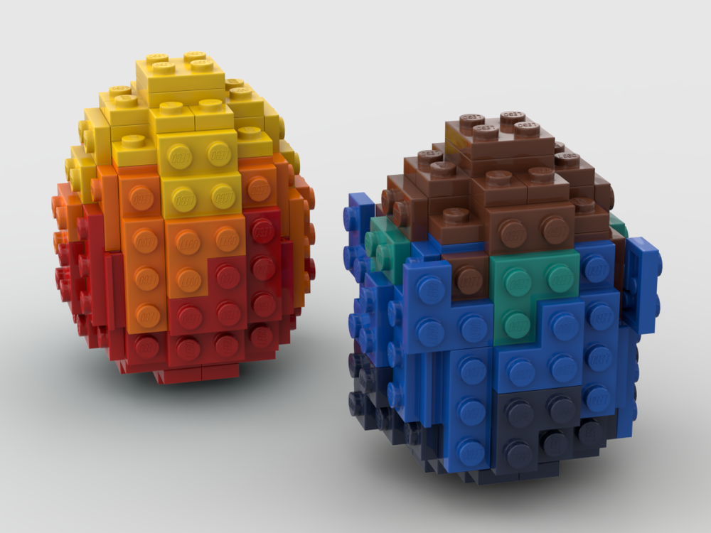 LEGO MOC Chocolate Easter Eggs by AmacDonald43 | Rebrickable - Build ...