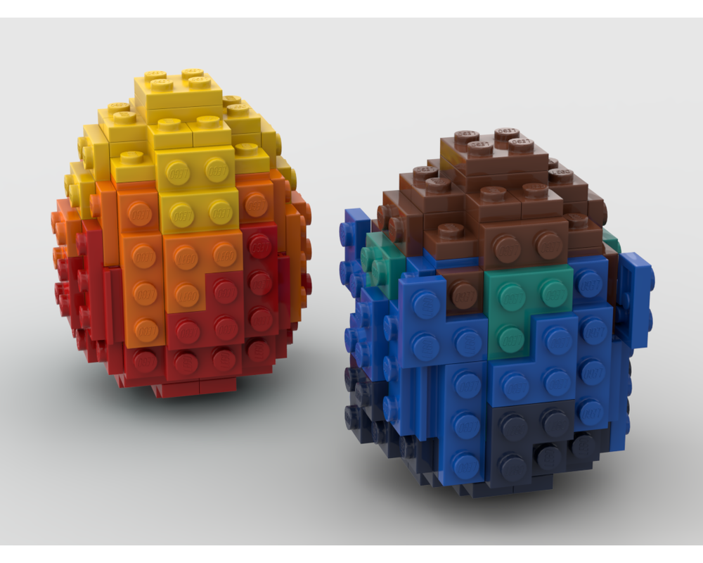 LEGO MOC Chocolate Easter Eggs by AmacDonald43 | Rebrickable - Build ...