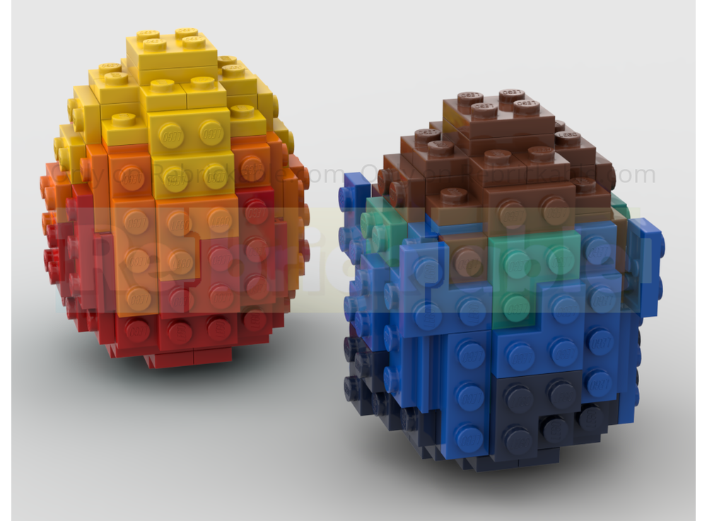 LEGO MOC-159446 Chocolate Easter Eggs by AmacDonald43 | Rebrickable ...