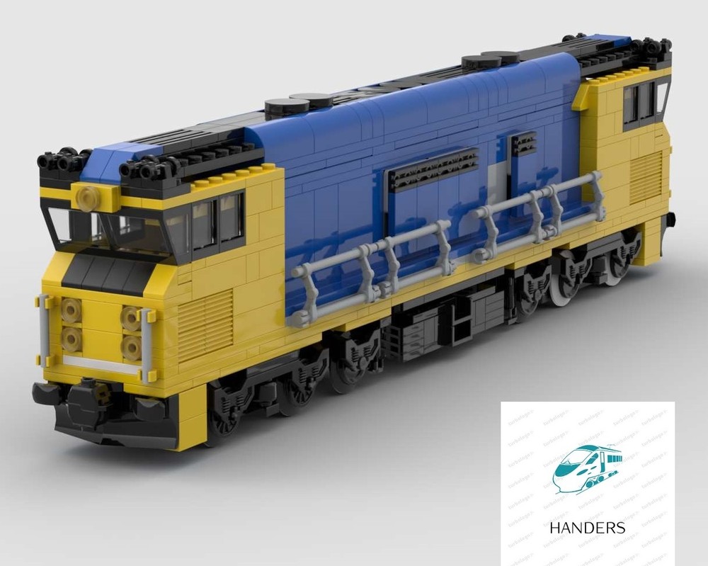 LEGO MOC American Heavy Diesel Locomotive by Handers | Rebrickable ...