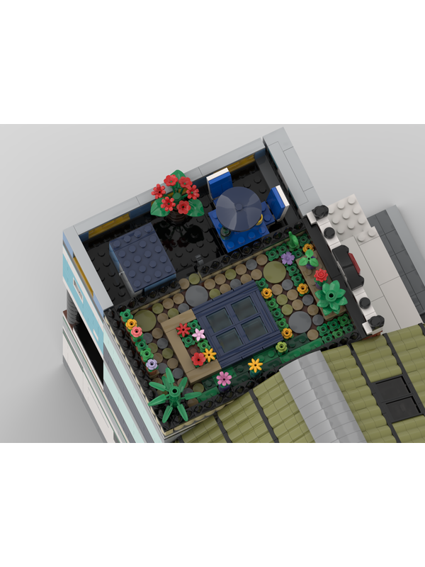 LEGO MOC Music Store with Garage and Laboratory by Brickholt ...