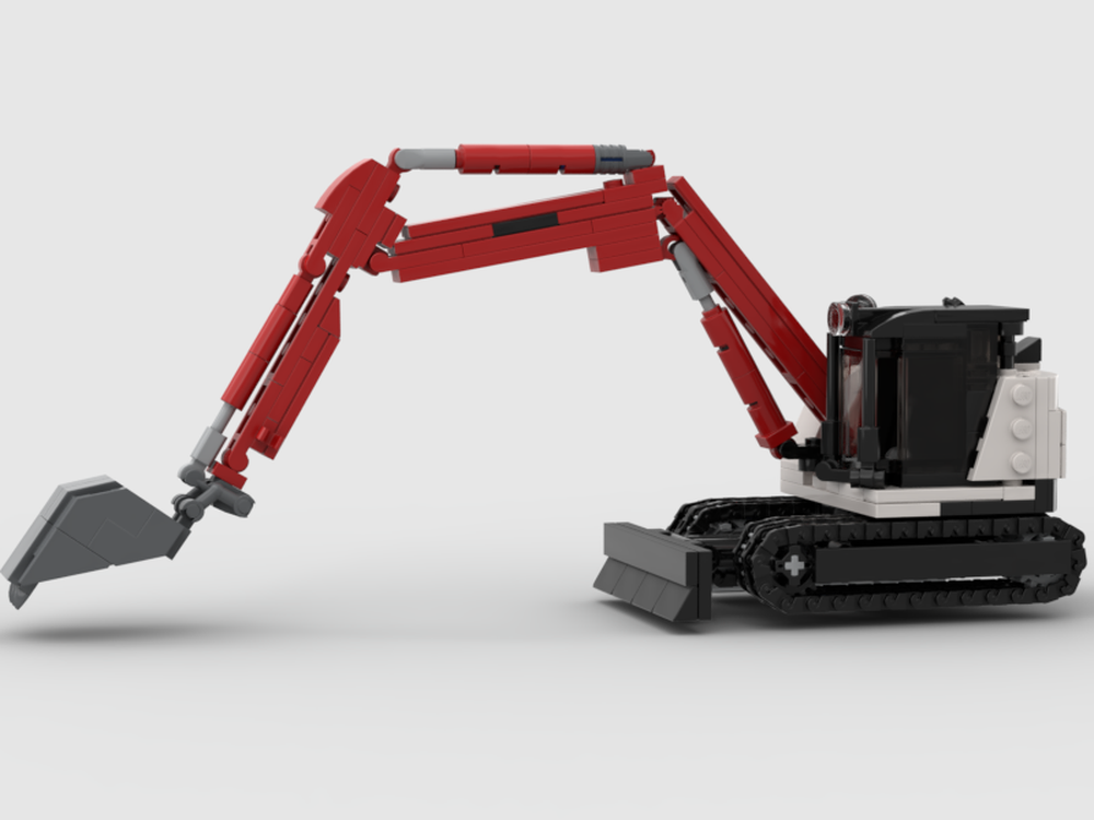 Lego Moc Link Belt 80x Excavator By Legoforblockheads Rebrickable