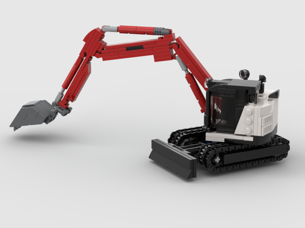 Lego Moc Link Belt 80x Excavator By Legoforblockheads Rebrickable