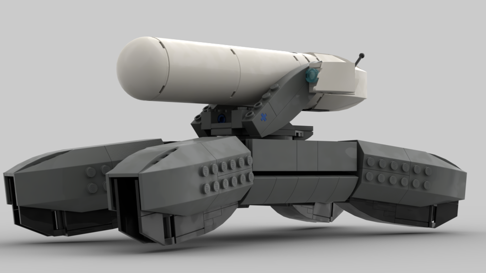 LEGO MOC Futuristic Laser Tank by Futurism_Lego | Rebrickable - Build ...