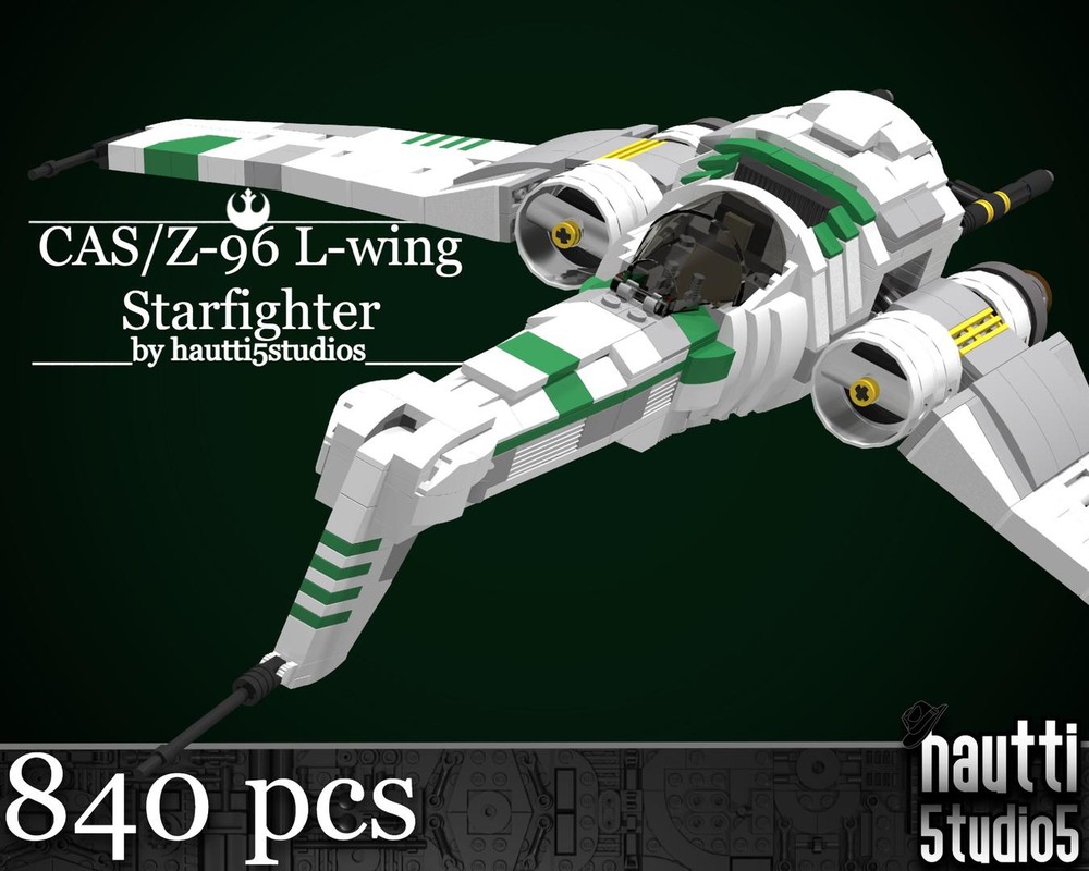 LEGO MOC CAS/Z-96 L-Wing Starfighter by hautti5 | Rebrickable - Build ...
