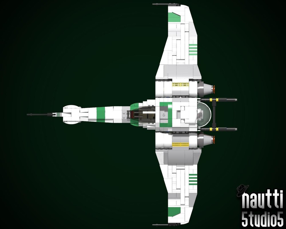 LEGO MOC CAS/Z-96 L-Wing Starfighter by hautti5 | Rebrickable - Build ...