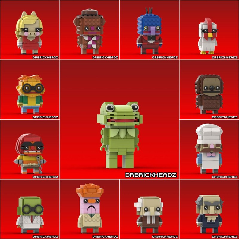 LEGO MOC The Muppets Brickheadz Collection by DrBrickheadz ...