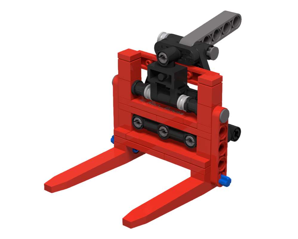 LEGO MOC Tractor Front forklift by Ron_bricks | Rebrickable - Build ...