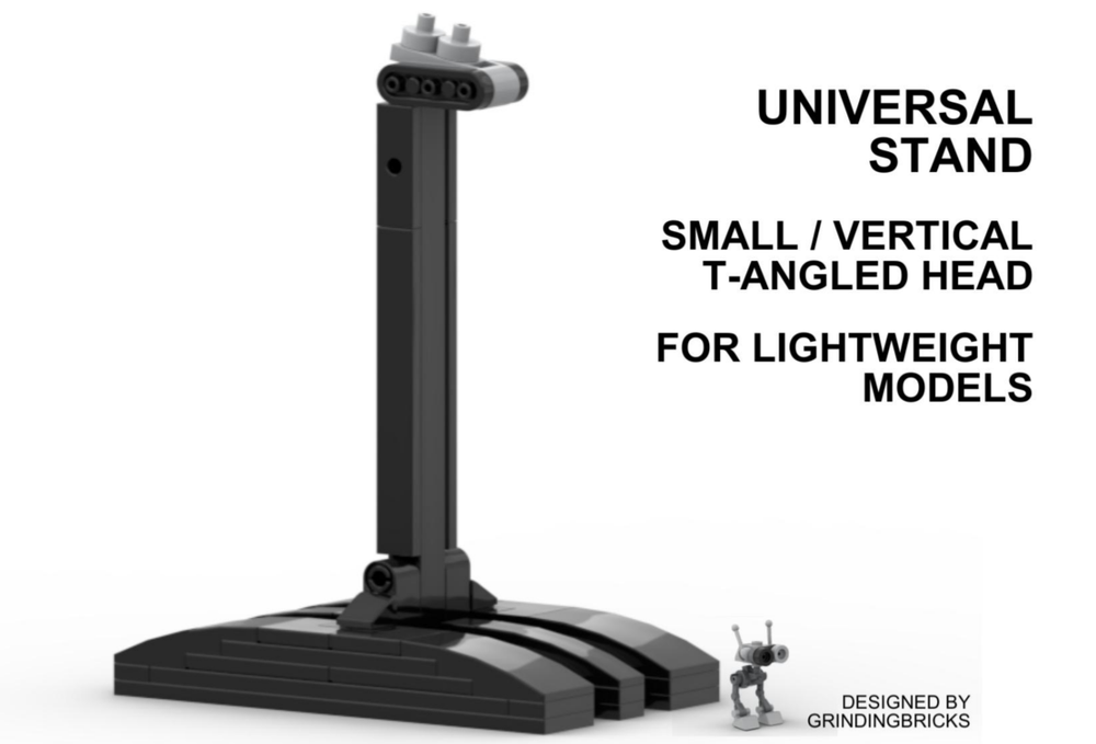 LEGO MOC Universal Stand Small, Vertical w/T-Angled Head by ...