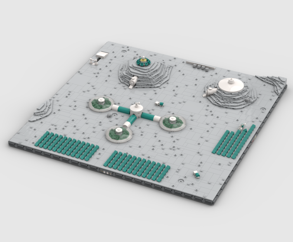 LEGO MOC Moon Base by Thierry | Rebrickable - Build with LEGO