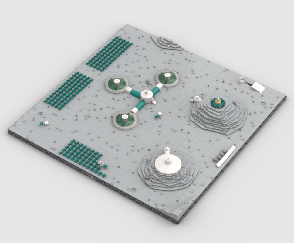 LEGO MOC Moon Base by Thierry | Rebrickable - Build with LEGO