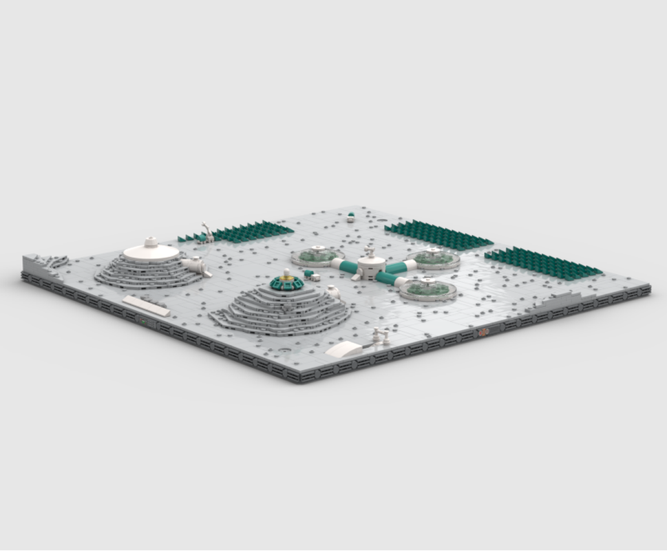 LEGO MOC Moon Base by Thierry | Rebrickable - Build with LEGO