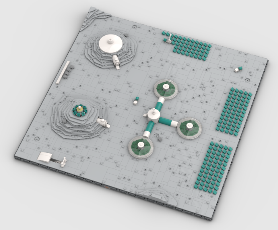 LEGO MOC Moon Base by Thierry | Rebrickable - Build with LEGO