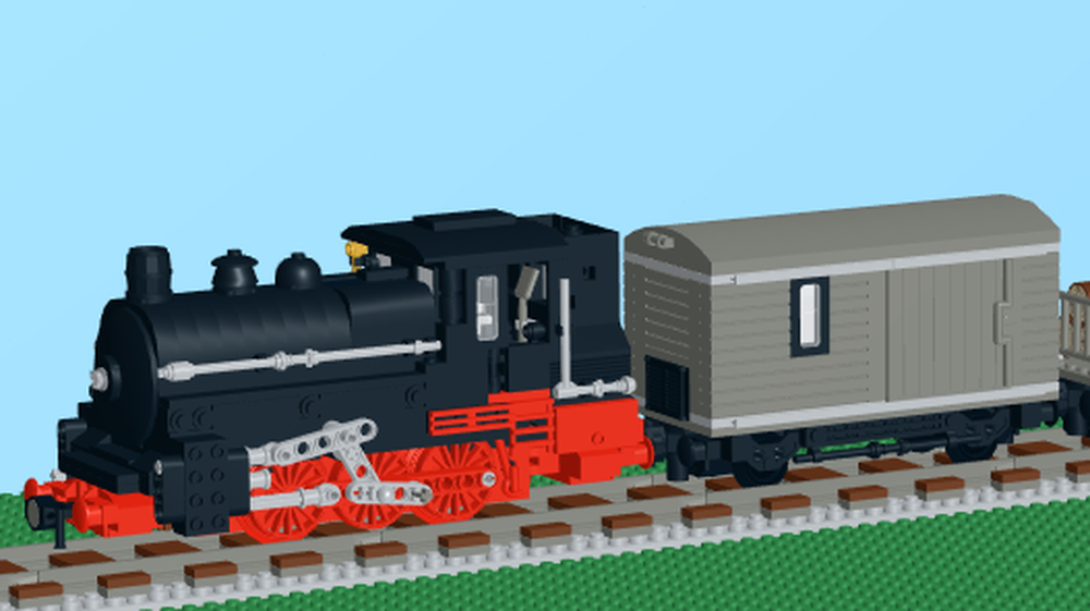 LEGO MOC Classic Steam Locomotive by Brick Forge | Rebrickable - Build with LEGO