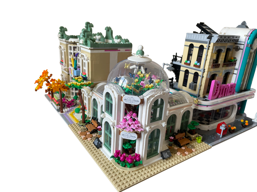 Lego Moc Botanical Gardens Corner Alternate Build Of 2x 41757 By Re