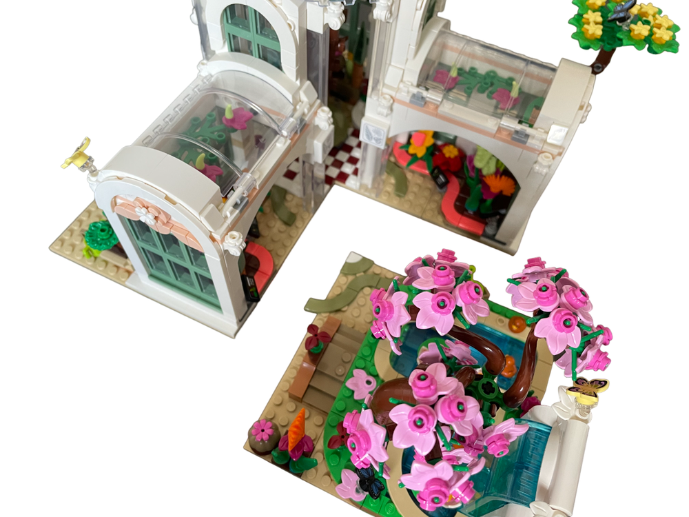 Lego Moc Botanical Gardens Corner Alternate Build Of 2x 41757 By Re