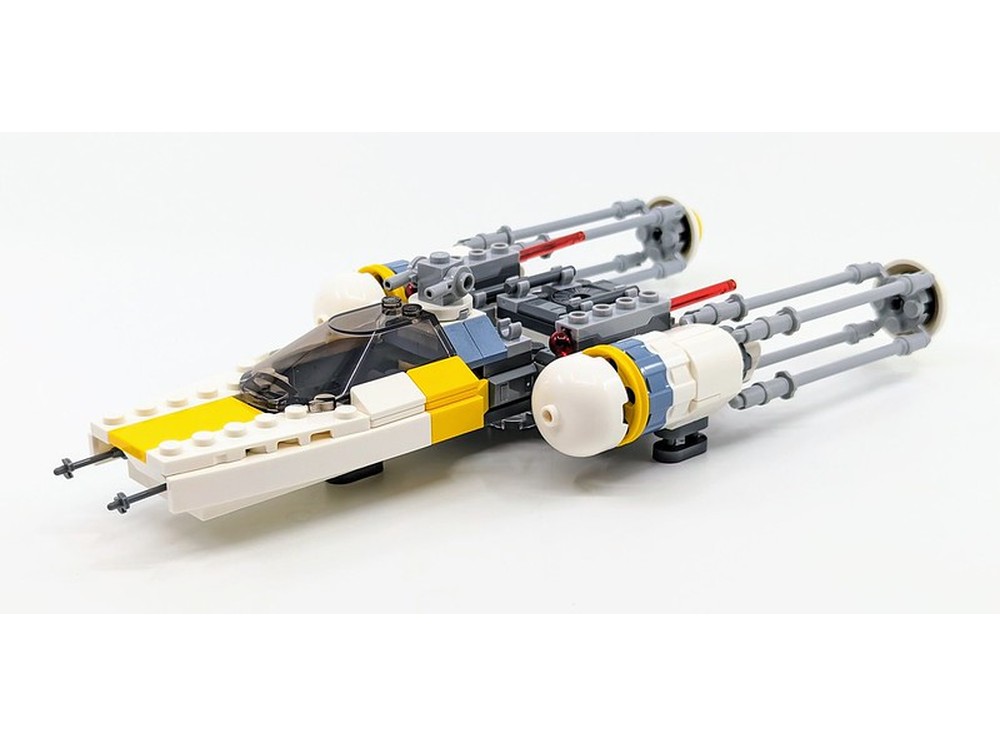 Lego Moc Midi Scale Y Wing 75365 Turret Mod By Gonkybricks