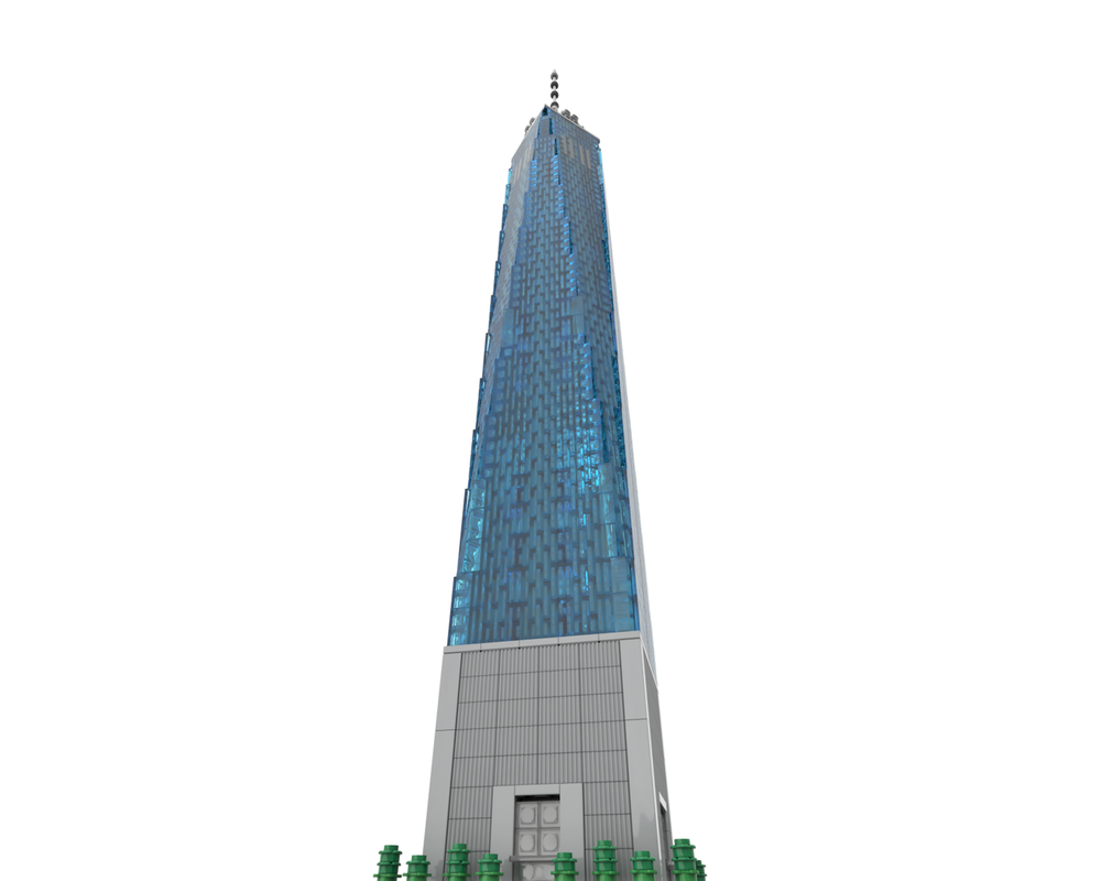 Lego Moc One World Trade Center 1800 Scale By Spbrix Rebrickable