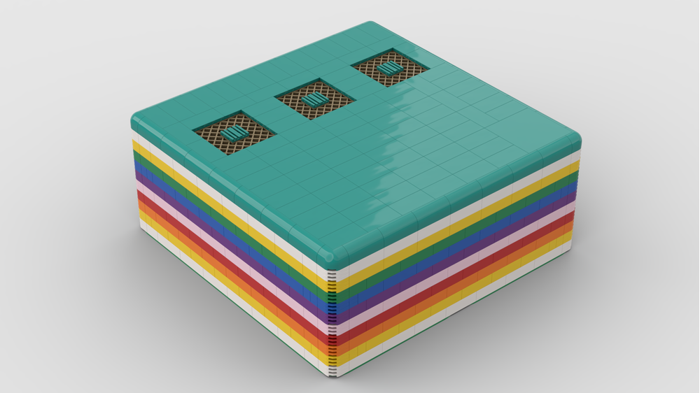 Lego Moc Raspberry Pi Simple Cloud Case By Kant Rebrickable Build