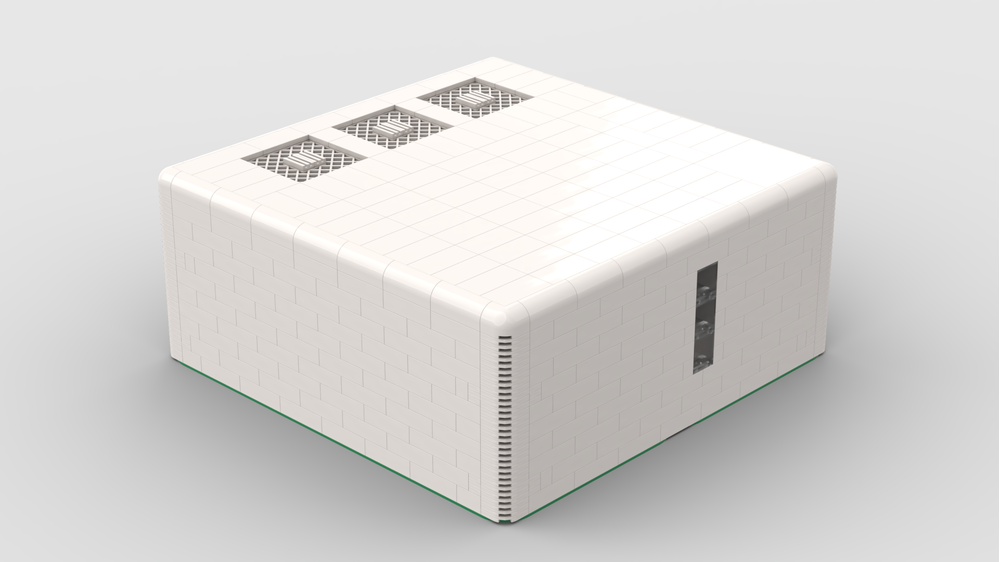 Lego Moc Raspberry Pi Simple Cloud Case By Kant Rebrickable Build