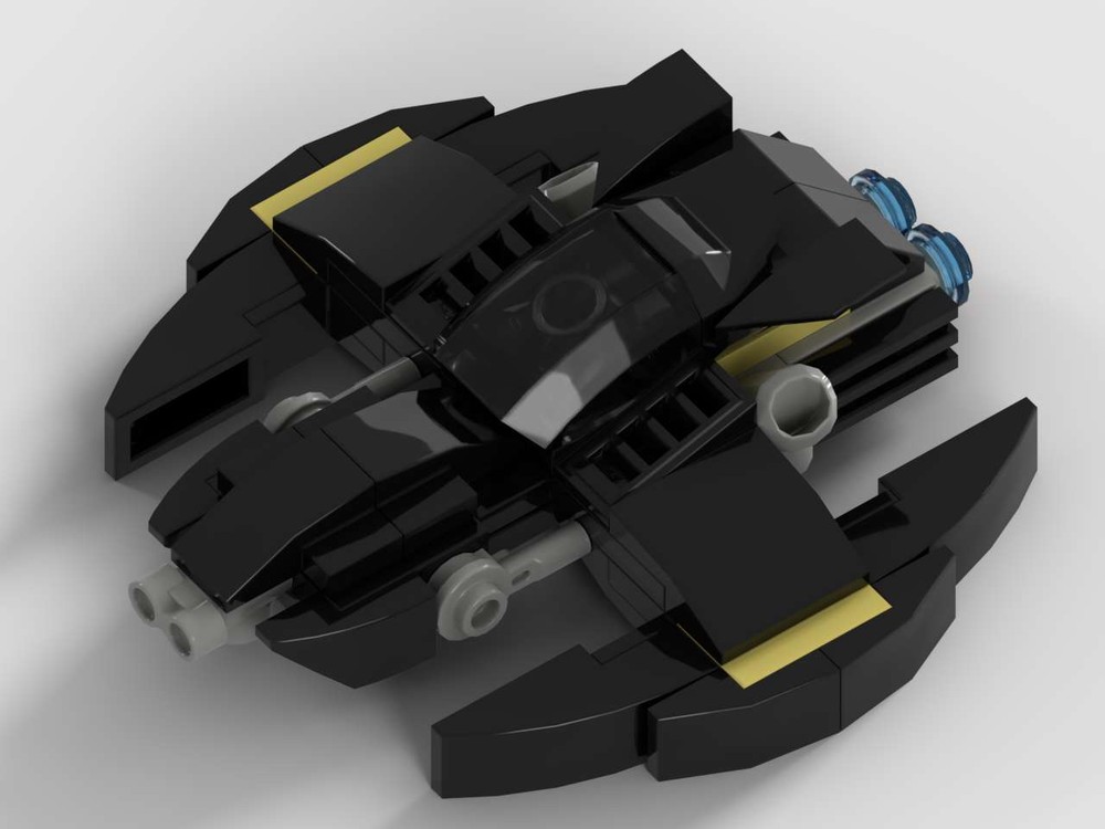 LEGO MOC Mini Batplane by francisbrick | Rebrickable - Build with LEGO